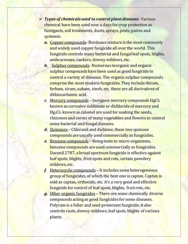 Methods of plant disease control | DOCX