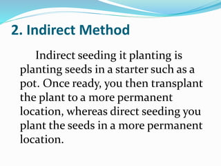 Methods of planting | PPTX