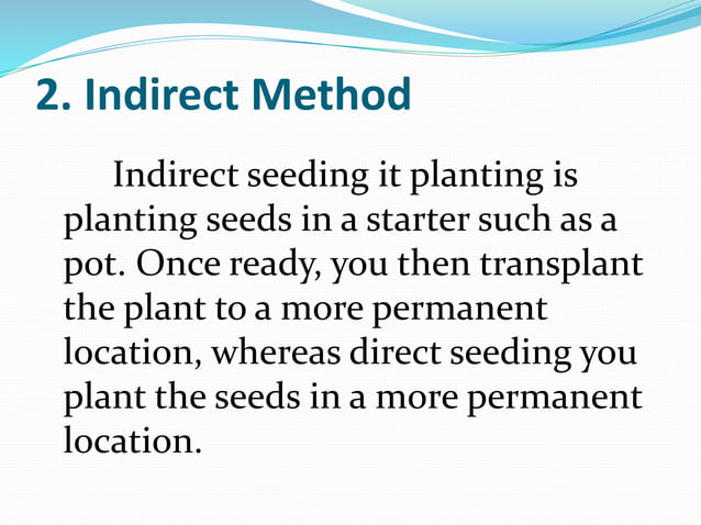 Methods of planting | PPTX