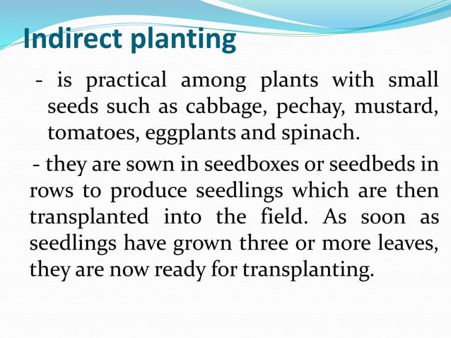 Methods of planting | PPTX