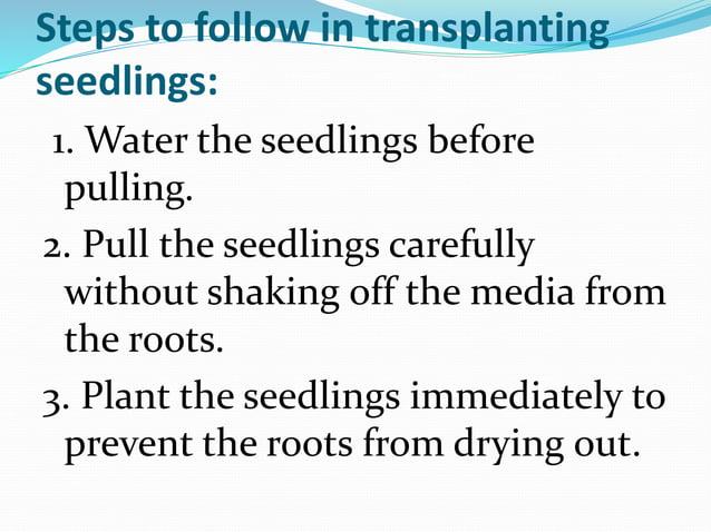 Methods of planting | PPTX