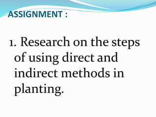 Methods of planting | PPTX