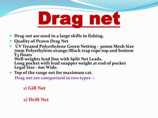 Methods of prawn fishing | PPTX