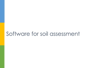Methods of prediction and assessment techniques of impacts soil | PPTX
