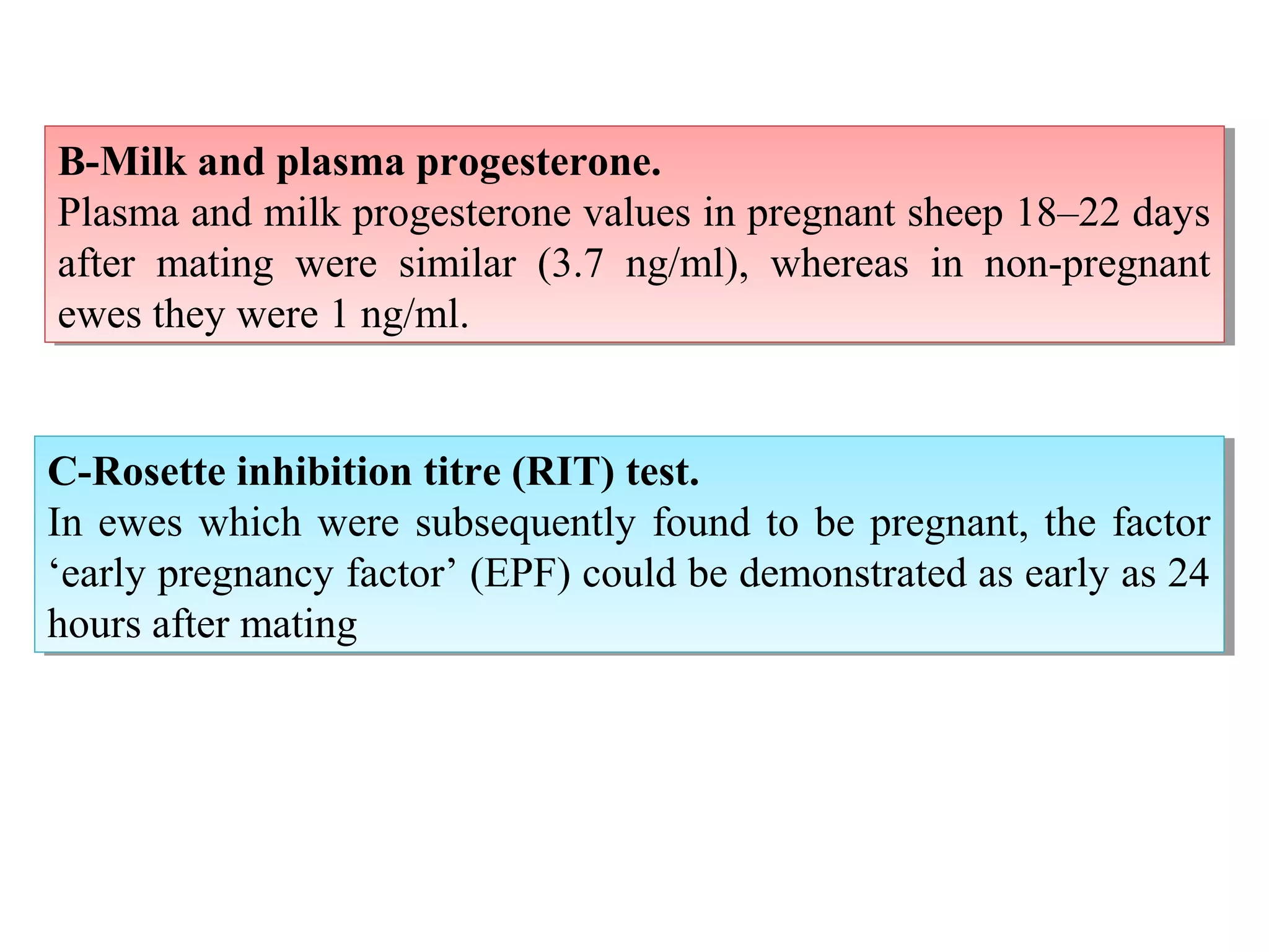 Methods of pregnancy diagnosis in sheep and goat | PPT