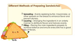 Methods of Preparing Sandwiches by YUNTING | PPTX