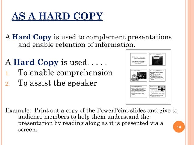 Methods of presentation delivery | PPT