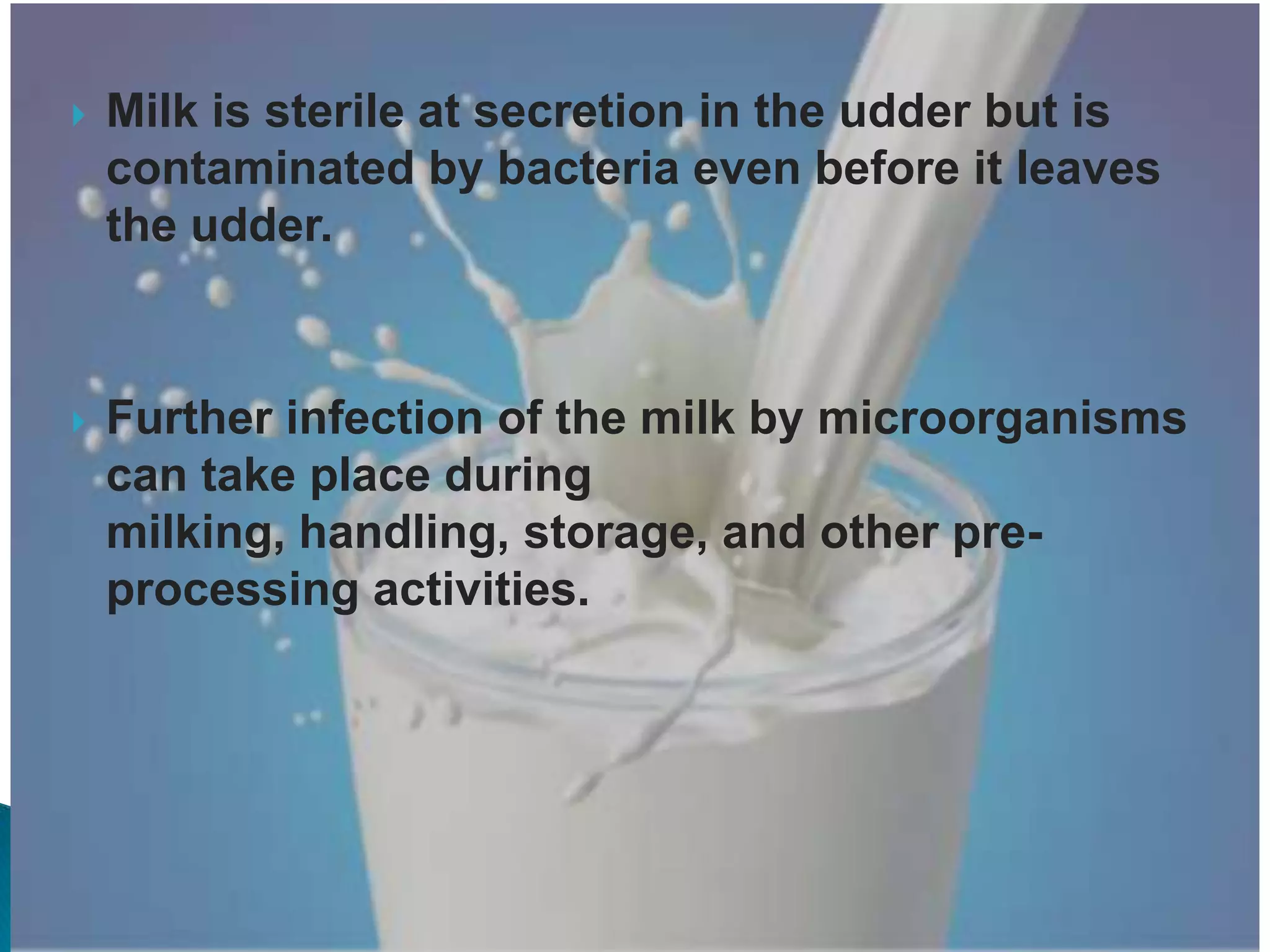 Dairy Microbiology. Methods of preservation of milk and Milk Products ...
