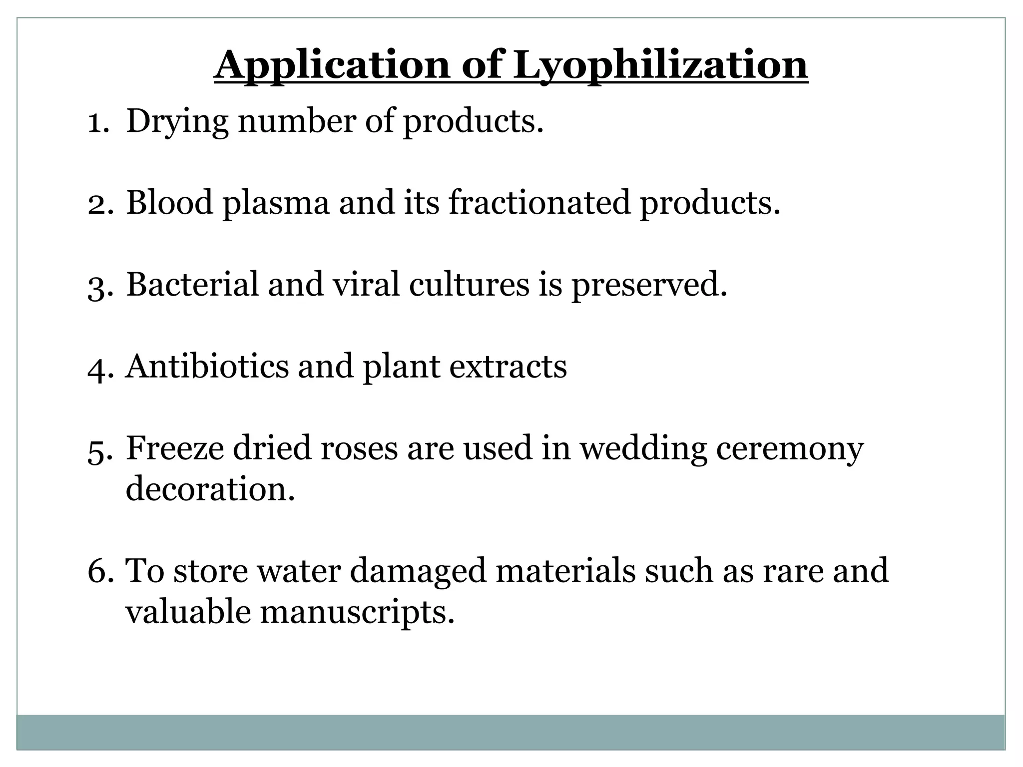 Methods of preservation of various microbes | PPTX