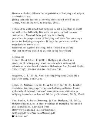 METHODS OF PREVENTING BULLYING IN SCHOOLS1METHODS OF PREVEN.docx