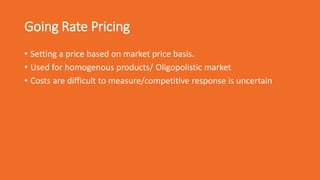 Methods of pricing | PPTX