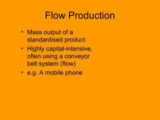 Methods of production introduction | PPT