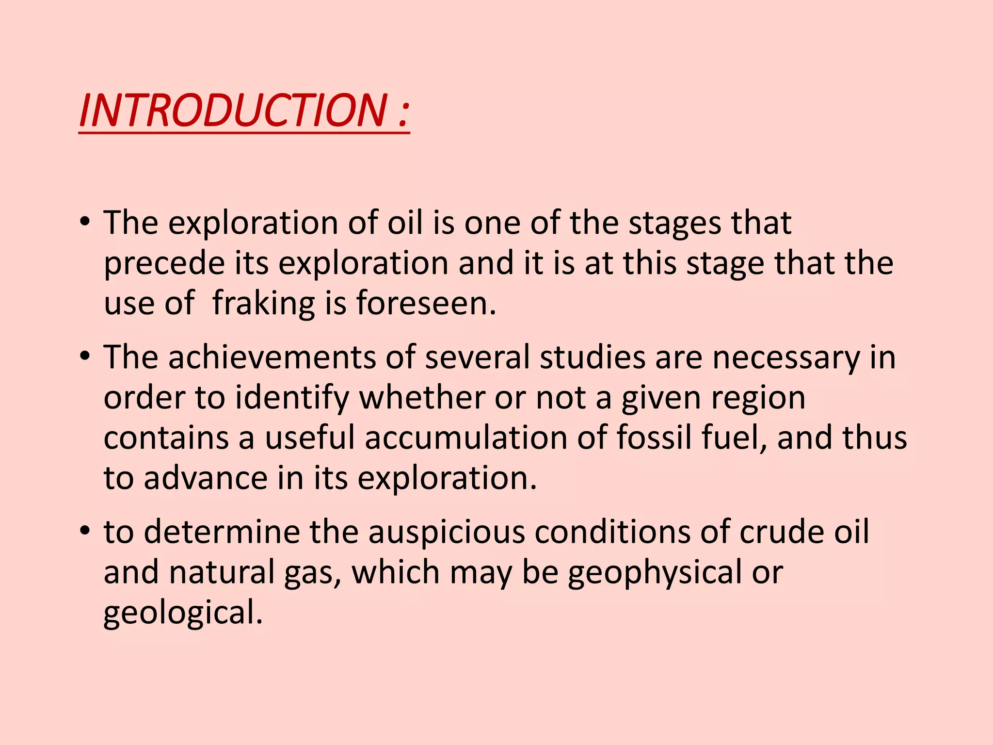 Methods of prospecting for oil and gas in fuel geology | PPTX