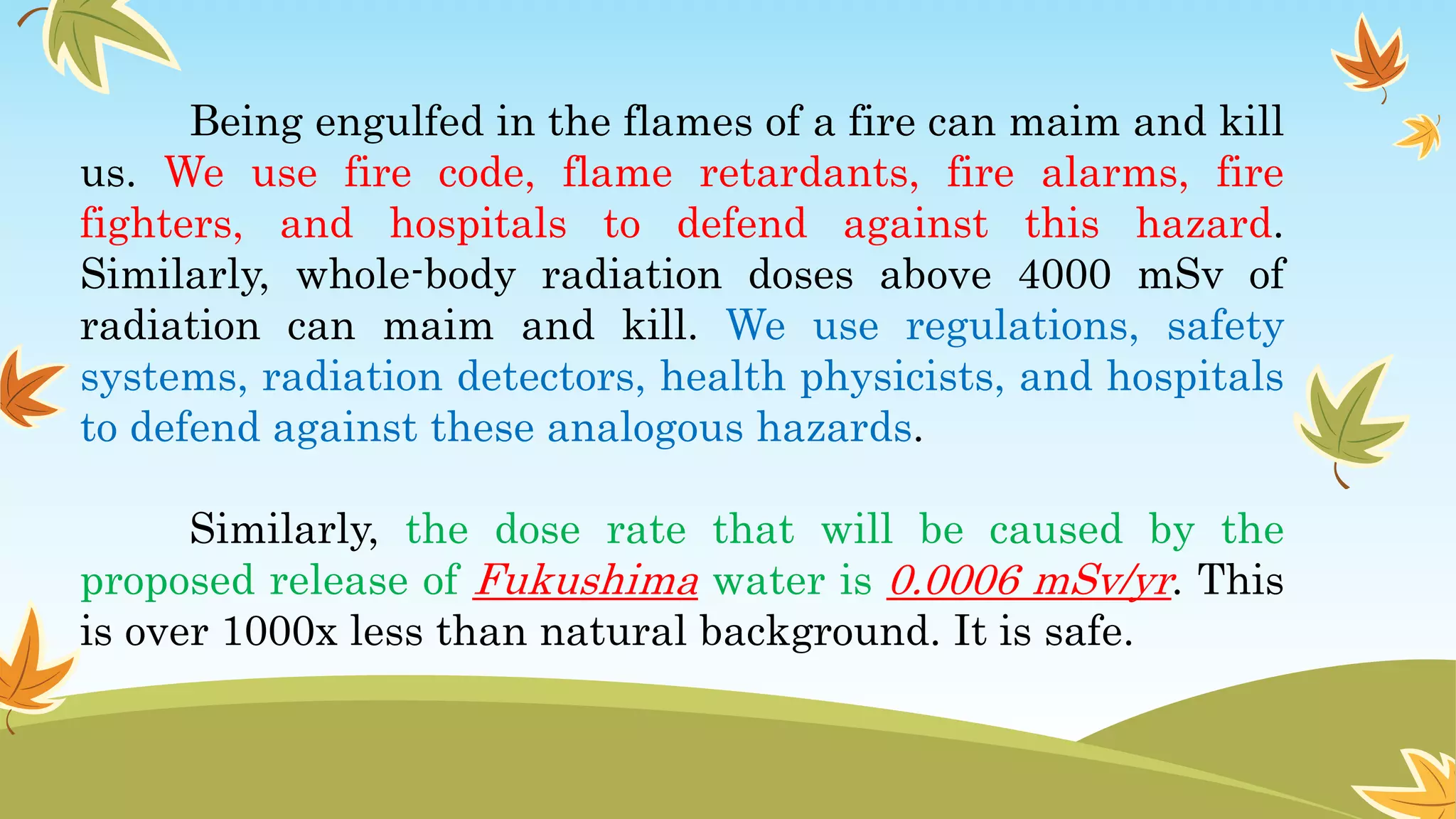 Methods of protection from radiation 1 | PPTX