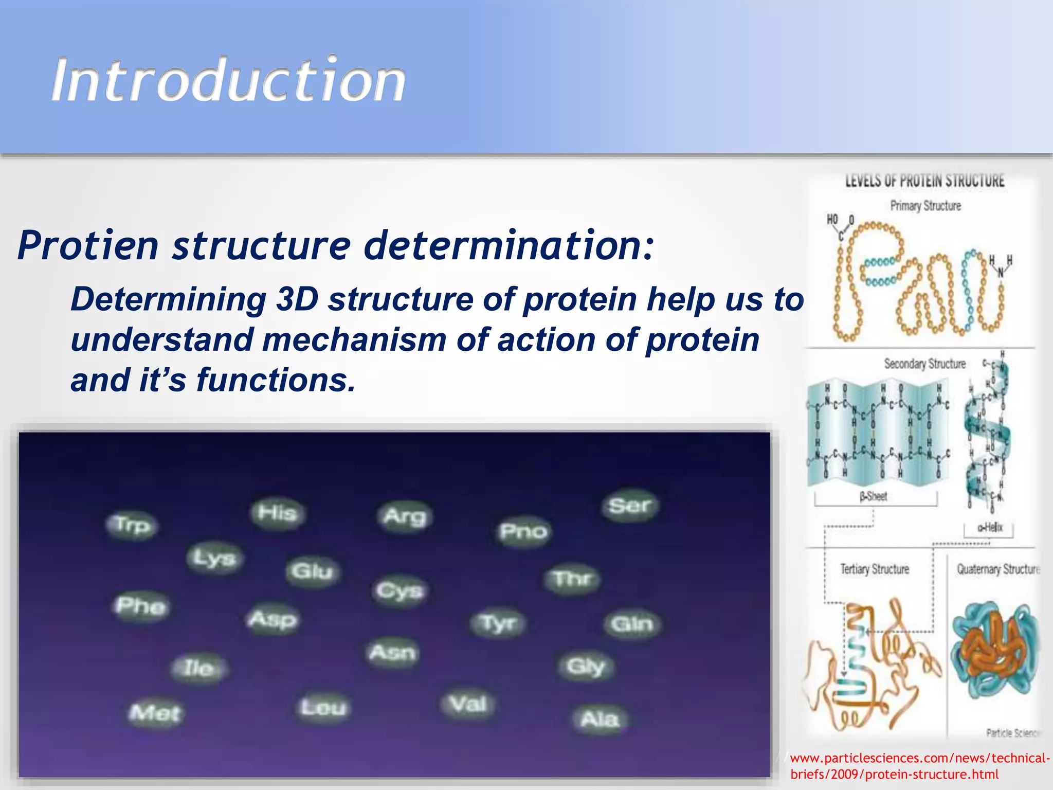 Methods Of Protein Structure Determination Pptx