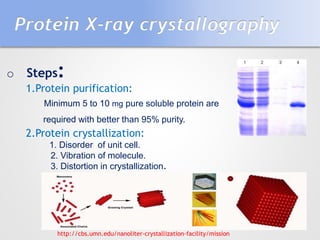 Methods of Protein structure determination | PPTX