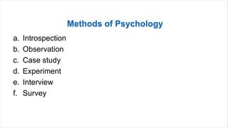 Methods of psycholog | PPT