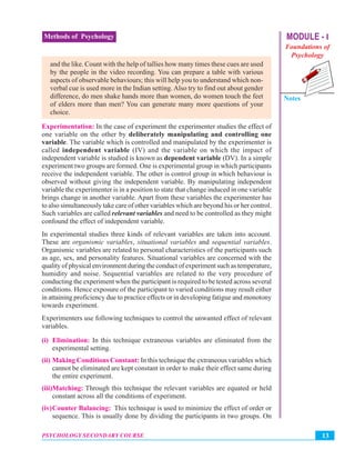 Methods of psychology | PDF