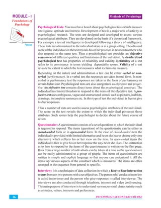 Methods of psychology | PDF