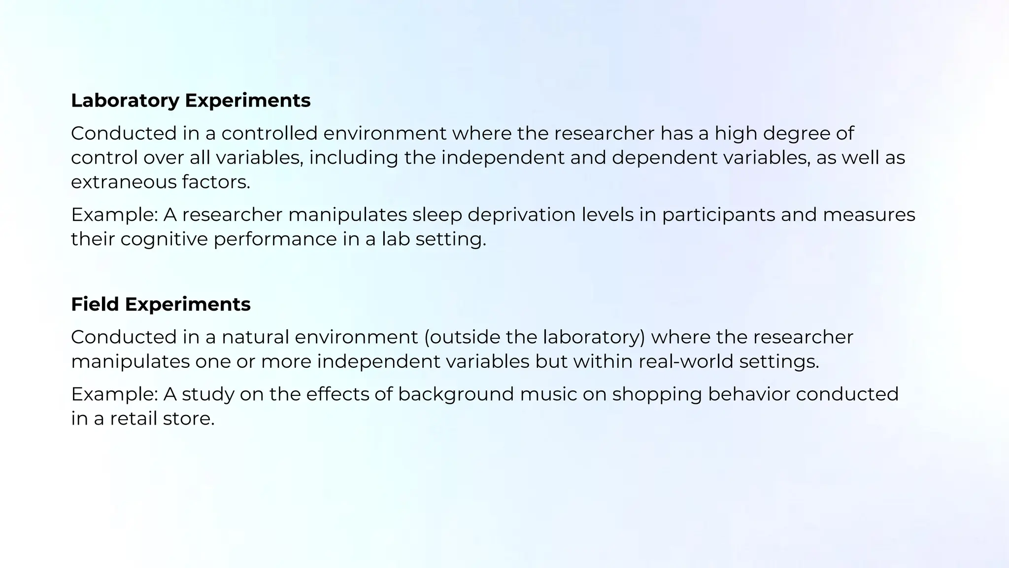 Methods of Psychology, the experimental method, observational method ...