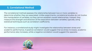 Methods of Psychology, the experimental method, observational method ...