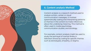 Methods of Psychology, the experimental method, observational method ...