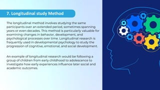 Methods of Psychology, the experimental method, observational method ...