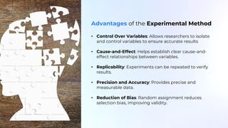 Methods of Psychology, the experimental method, observational method ...
