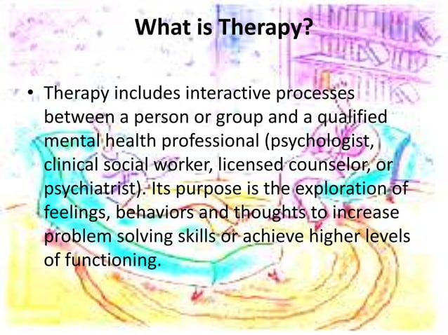 Methods of psychotherapy | PPTX