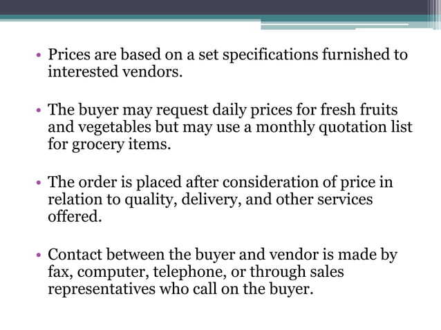 Methods of Purchasing | PPTX
