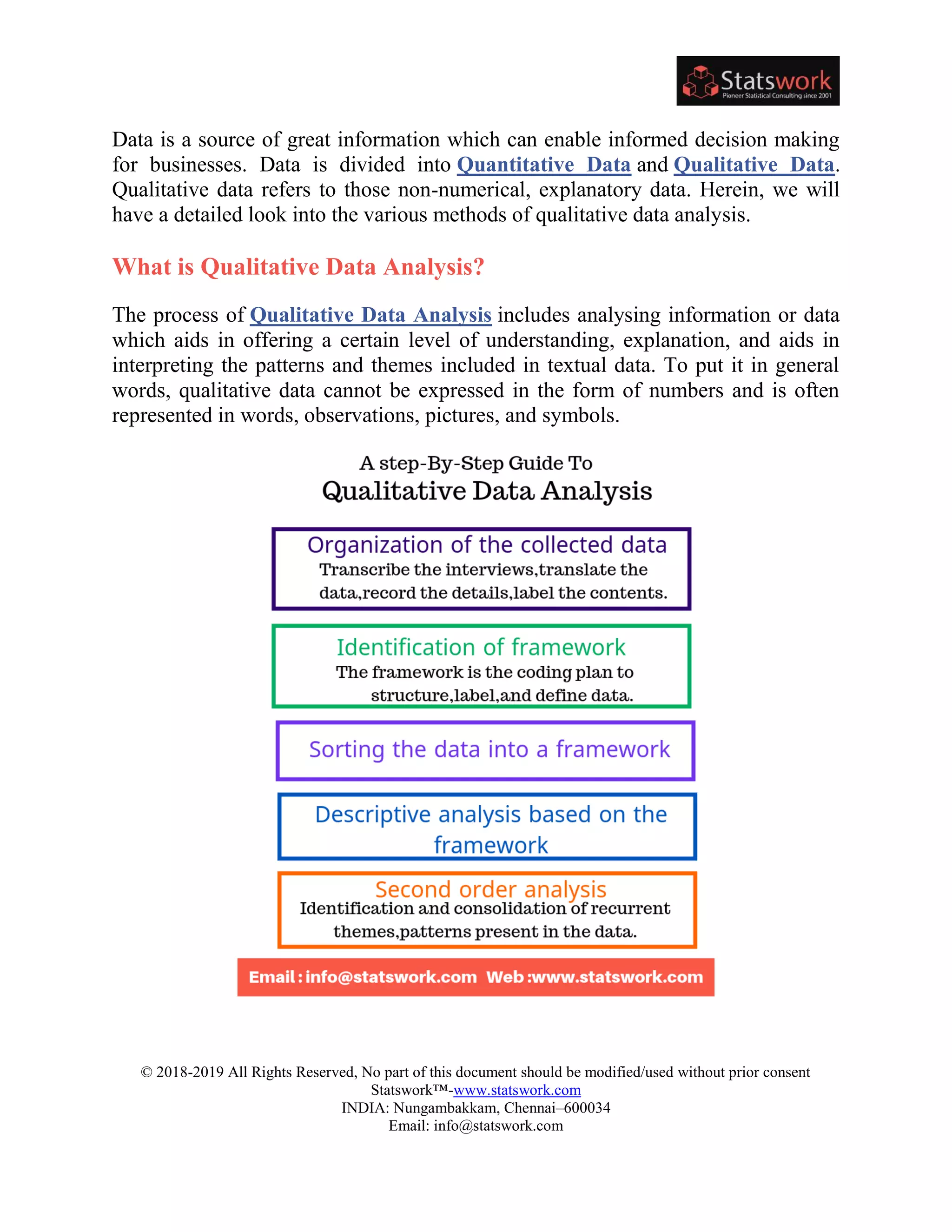 Methods of qualitative data analysis | PDF
