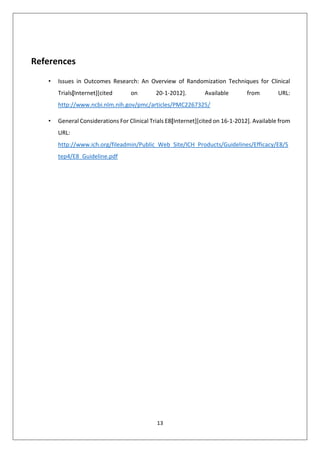 Methods of randomization final | PDF