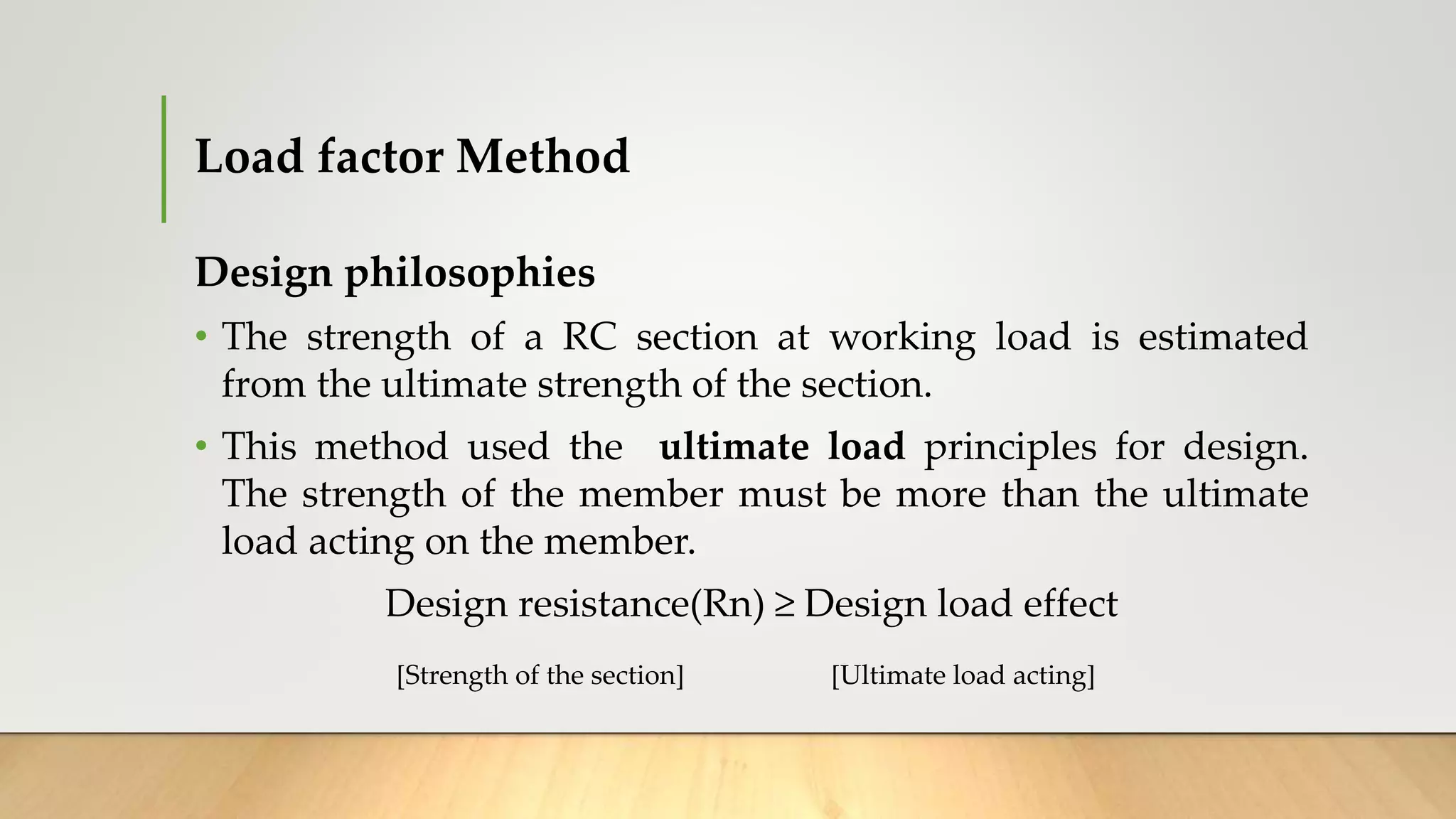 Methods of rcc design | PPTX