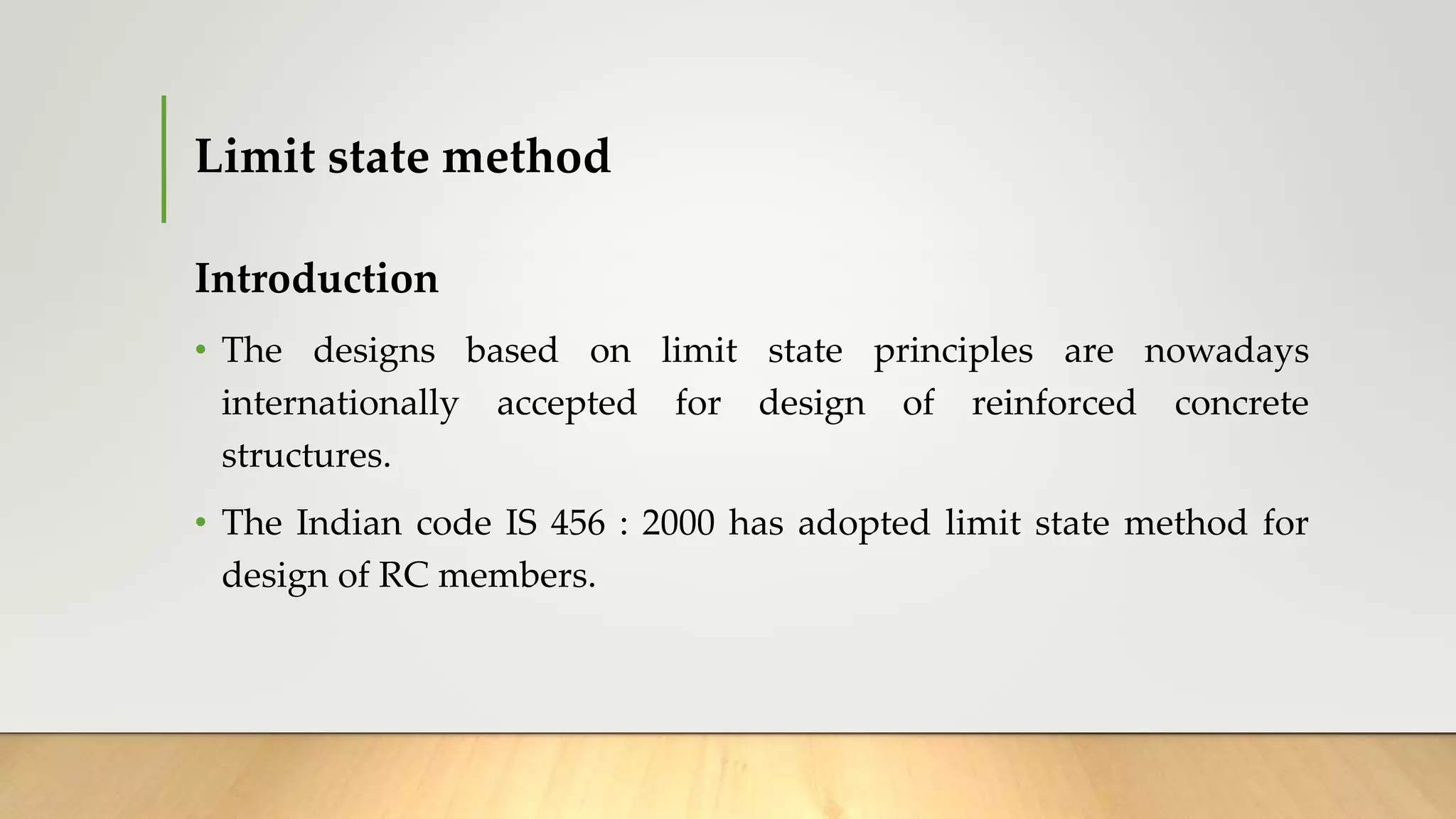 Methods of rcc design | PPTX