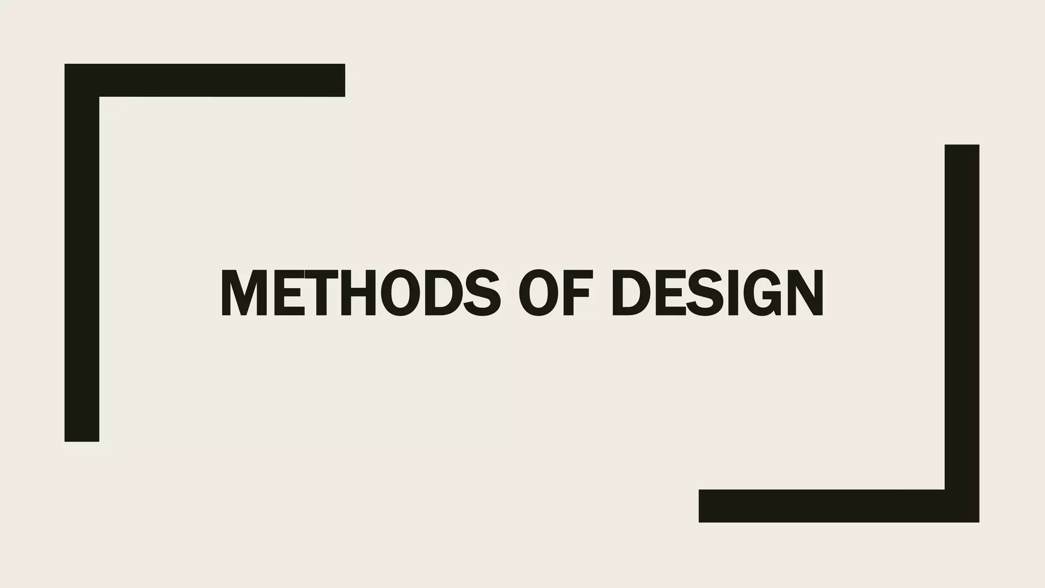 Methods of rcc design | PPTX