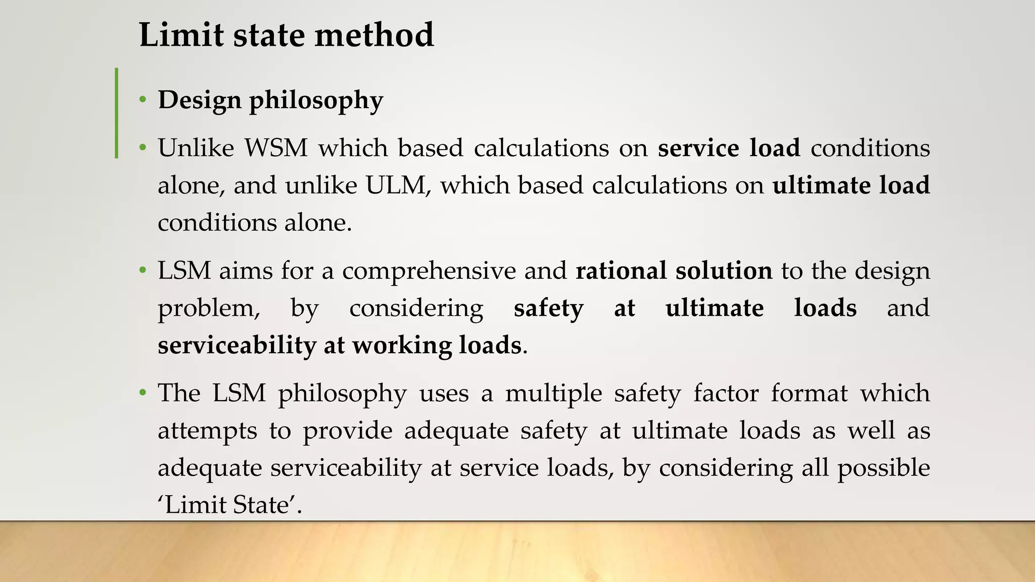 Methods of rcc design | PPTX