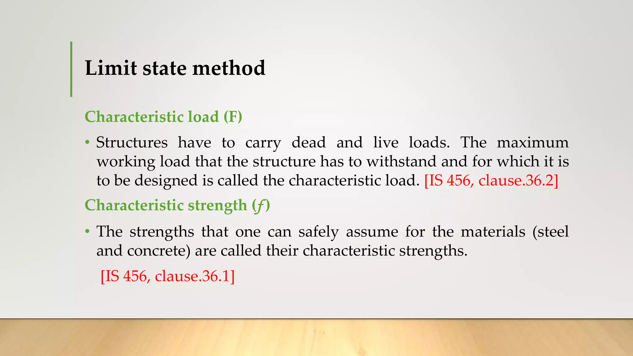 Methods of rcc design | PPTX