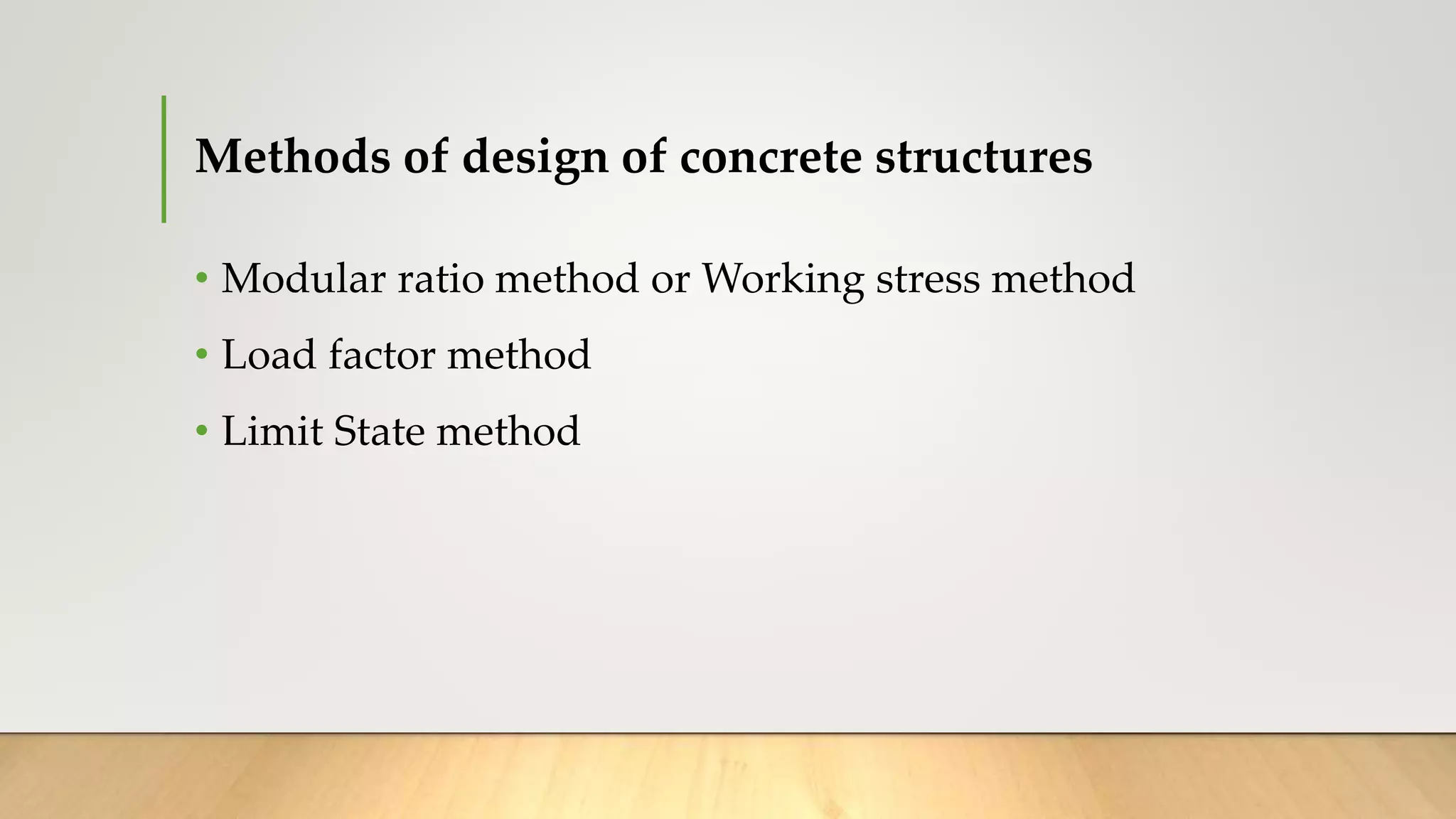 Methods of rcc design | PPTX