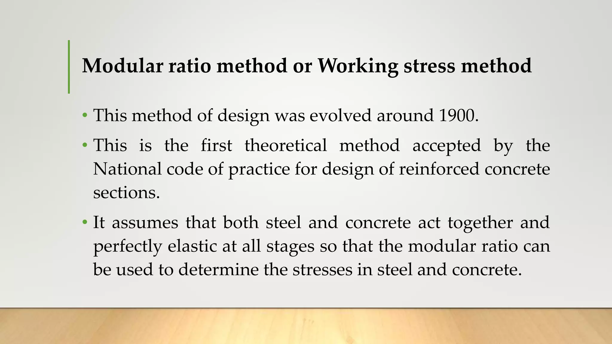 Methods of rcc design | PPTX