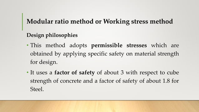 Methods of rcc design | PPTX