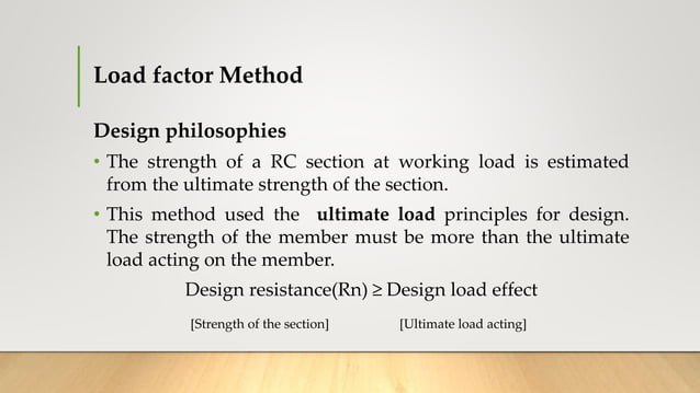 Methods of rcc design | PPTX