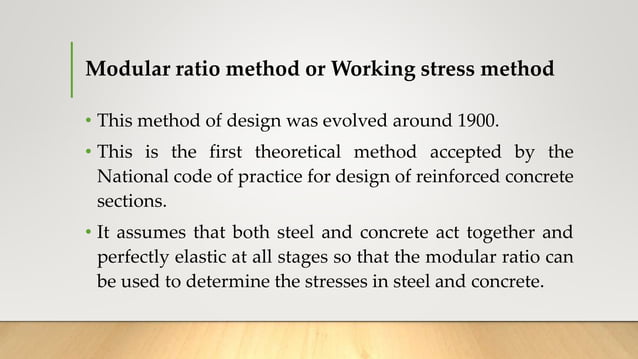 Methods of rcc design | PPTX
