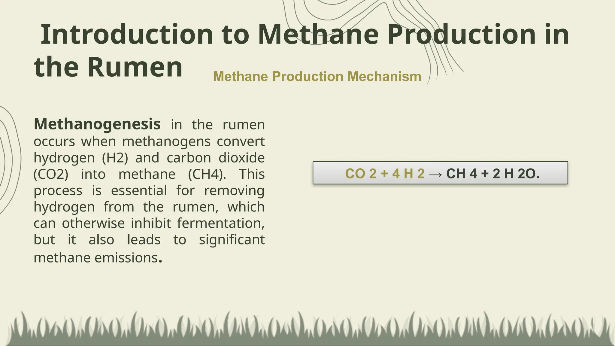 Methods of reducing methane production in rumen.pptx
