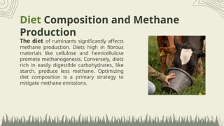 Methods of reducing methane production in rumen.pptx