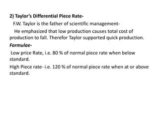 Methods of remuneration | PPTX