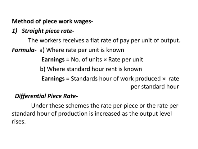 Methods of remuneration | PPTX