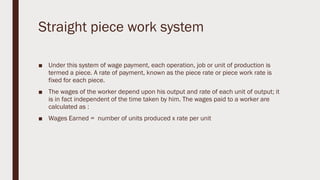 methods of remuneration human resource management | PDF | Business ...