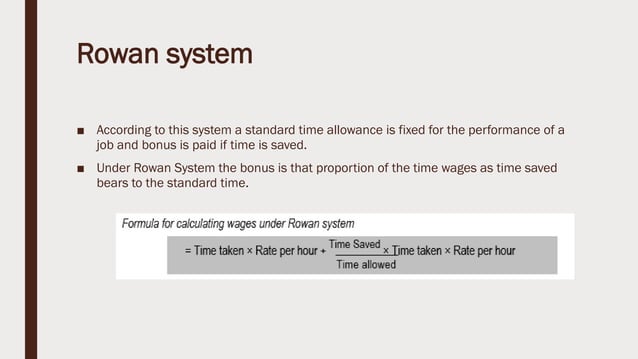 methods of remuneration human resource management | PPT
