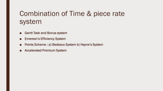 methods of remuneration human resource management | PPT