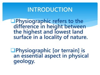 Methods of representing physiographic features | PPT